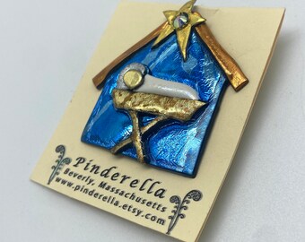 Jesus Nativity Pin - Etsy