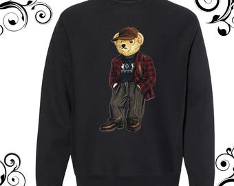Vintage 90s Polo Ralph Lauren Bear Hoodie Polo Ralph Lauren Vintage 90s Polo Ralph Lauren Bear Hoodie Polo Ralph Lauren