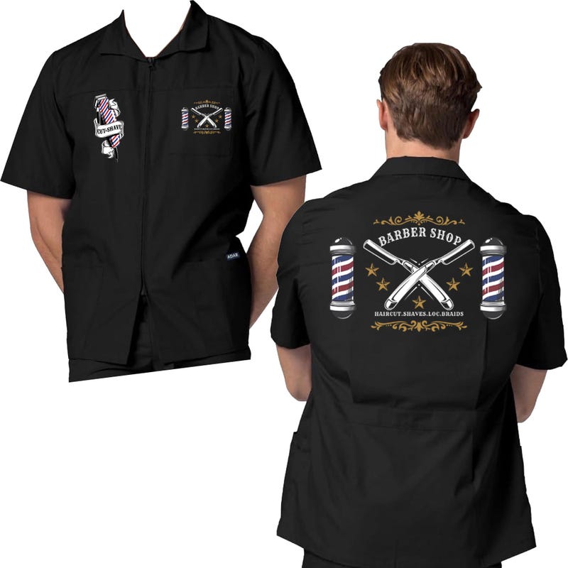 Barber Jacket for Men - Etsy UK