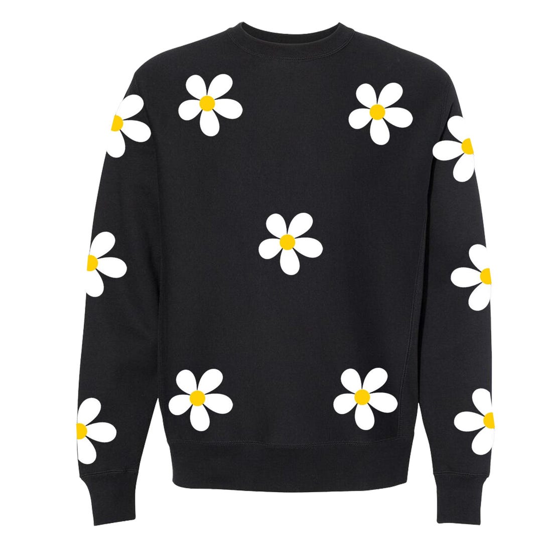 Beautiful Ultimate Viral White Sunflower Sweatshirt Unisex DTF Print M ...