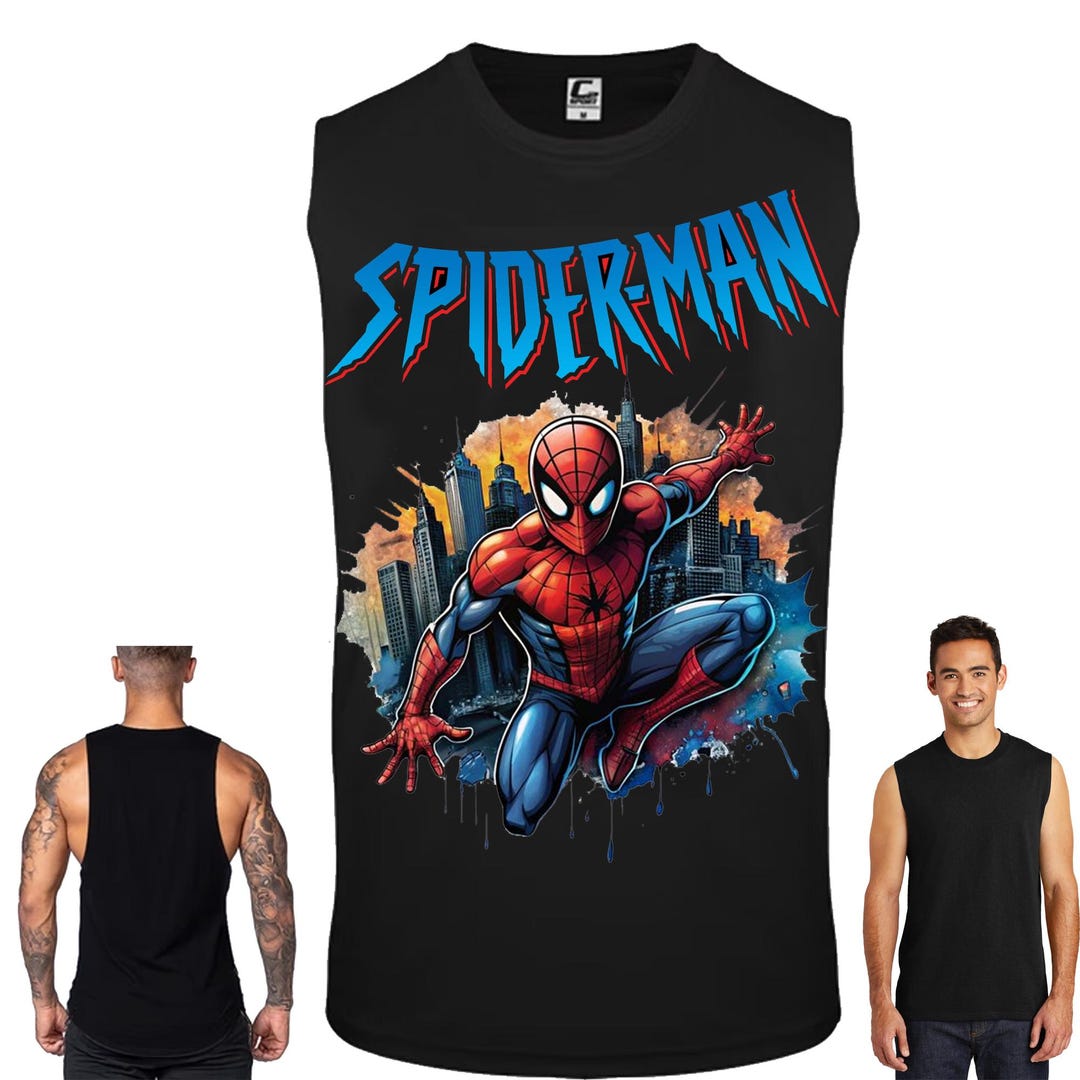 Spiderman Tank Top Disney Style Tank Top Superhero Tank Top Spider Tank ...