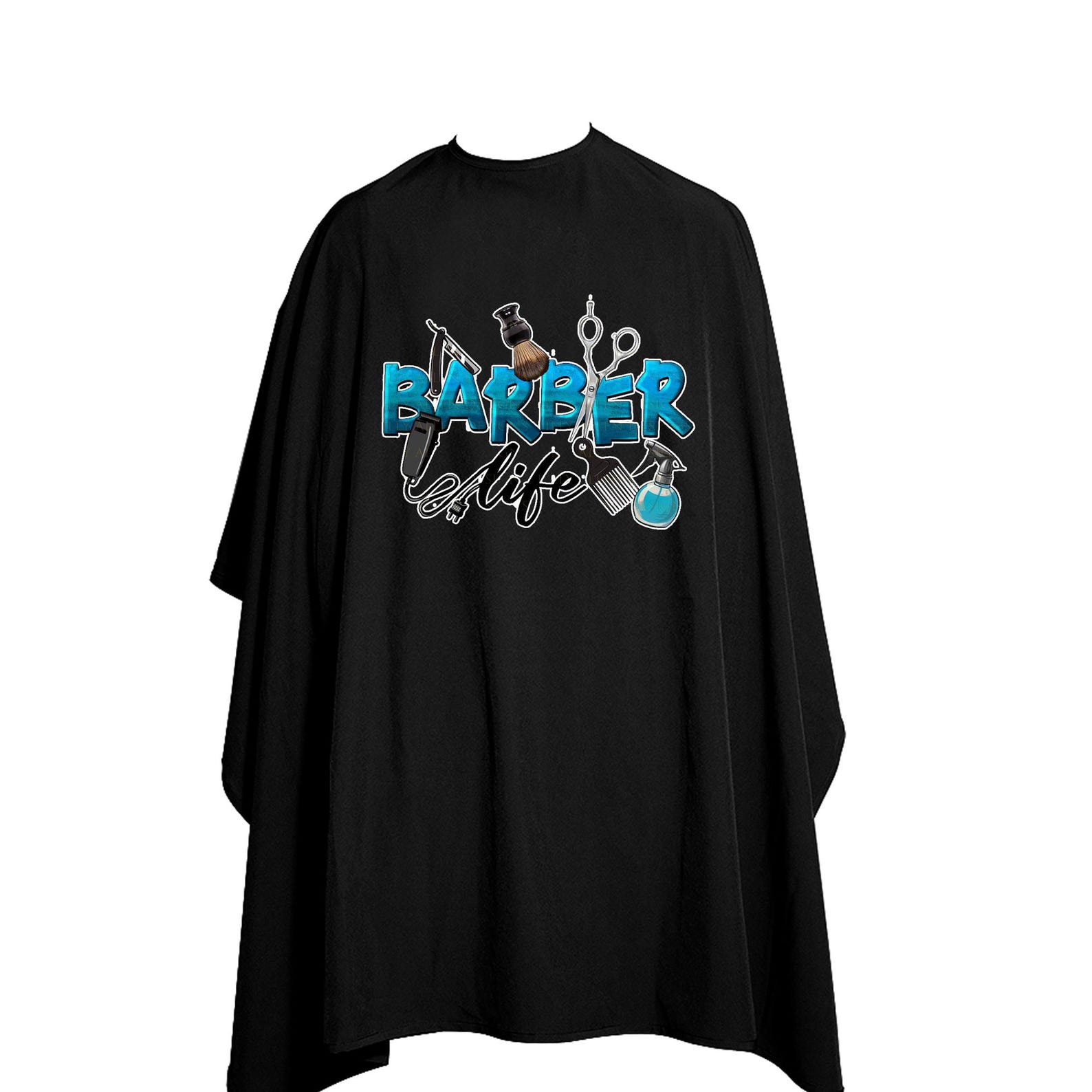 Professional Barbershop Uniform T-shirt Barber T-shirt Salon Uniform ...