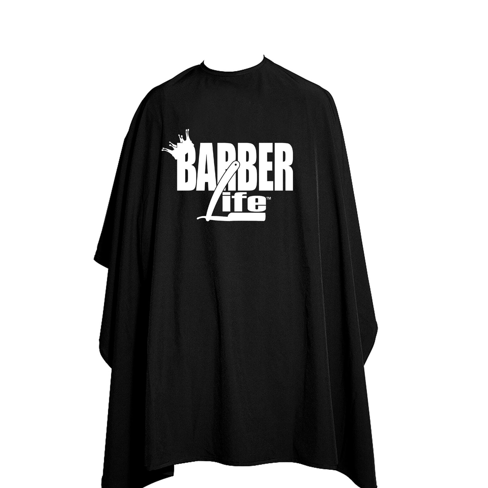 Barber Jacket Barbershop Full Sleeve Haircut Smock Barber Uniform ...