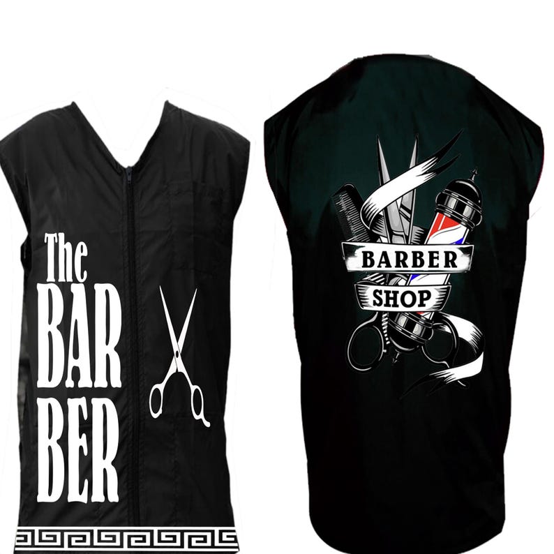 Professional Barbershop Uniform Barber Vest Salon Uniform Hair Cutting ...