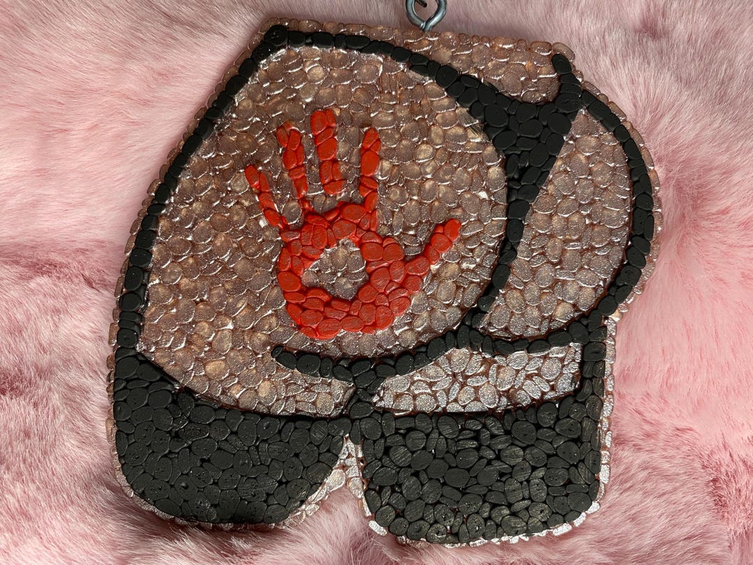 Handprint Booty Freshie Glitter Booty Thong Smack Booty Freshy - Etsy