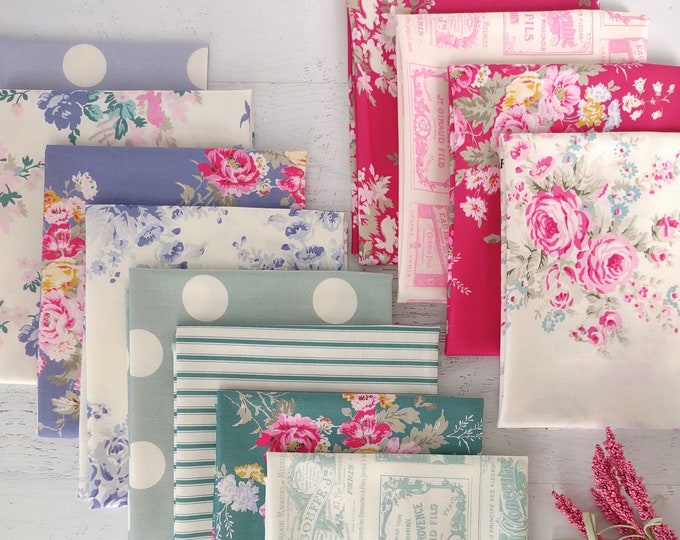 PICNIC by Tanya Whelan Shabby Chic Baby Girl Nursery Fabrics Quilting ...