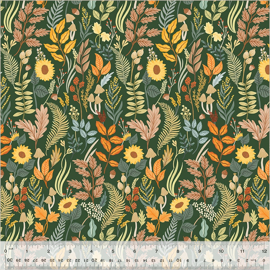 HARVEST GATHERING by Laura Marshall Fall Pumpkin Sunflowers Leaves ...