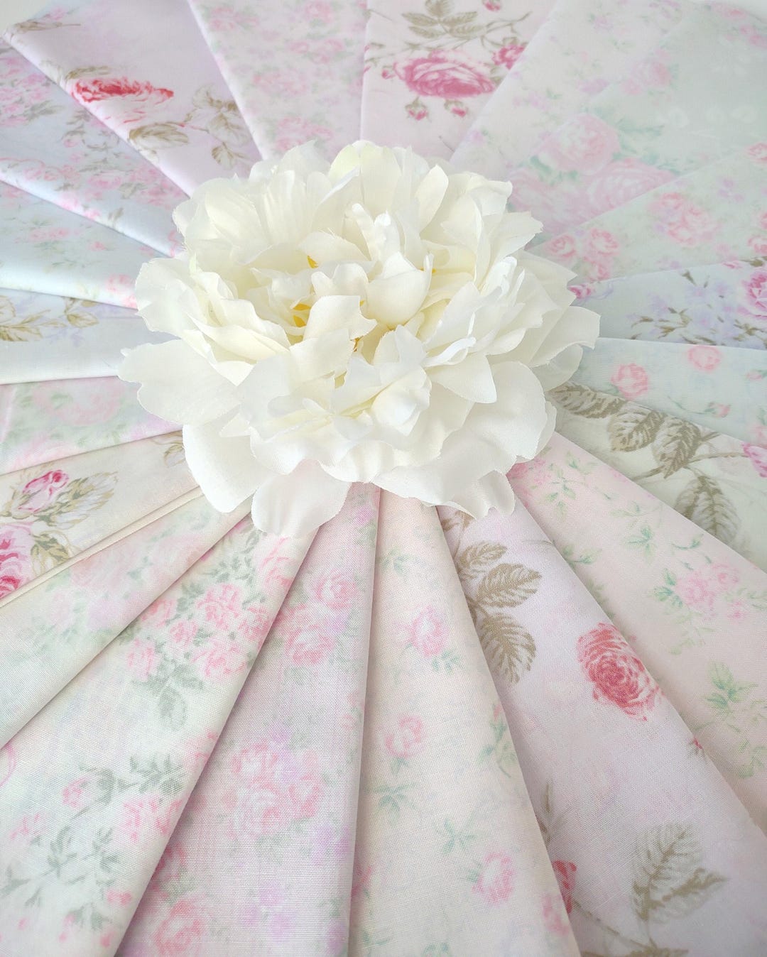 ROSE BELLE Ruru Bouquet Quilt Gate ~ Shabby Chic Cottage Core Japanese ...