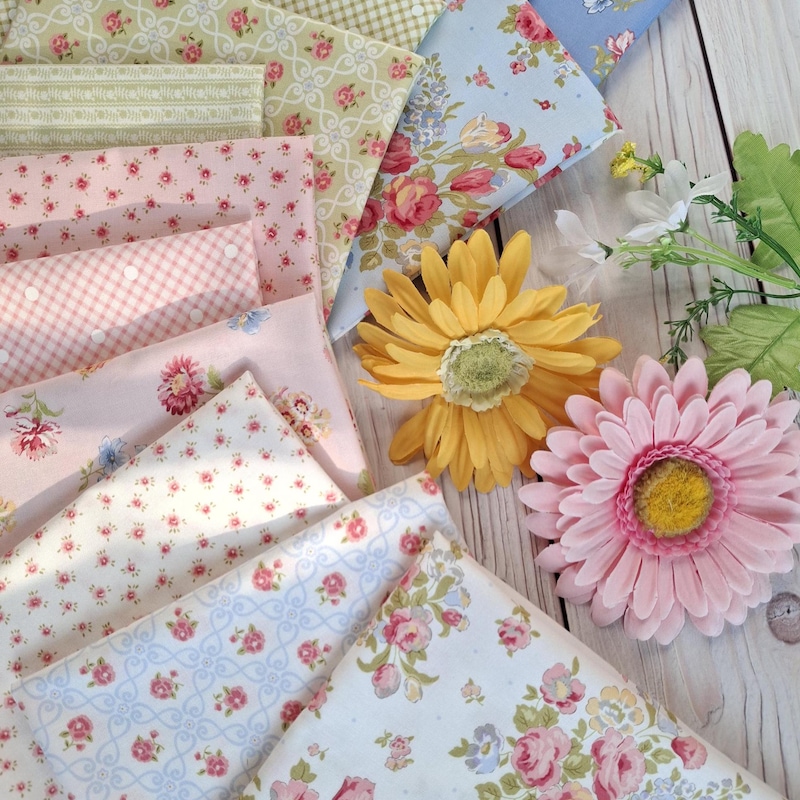 Pink and Red Fabric Chic - Etsy