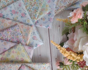 FIND ME Cosmo Cotton Japanese Quilt Fabrics Strawberries Pastel Tiny ...