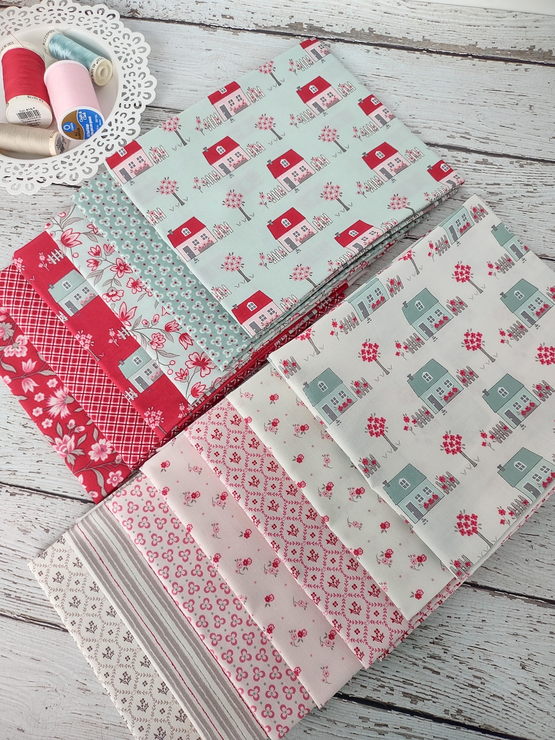 MY SUMMER HOUSE by Anne Sutton of Bunny Hill Designs for Moda Fabric ...