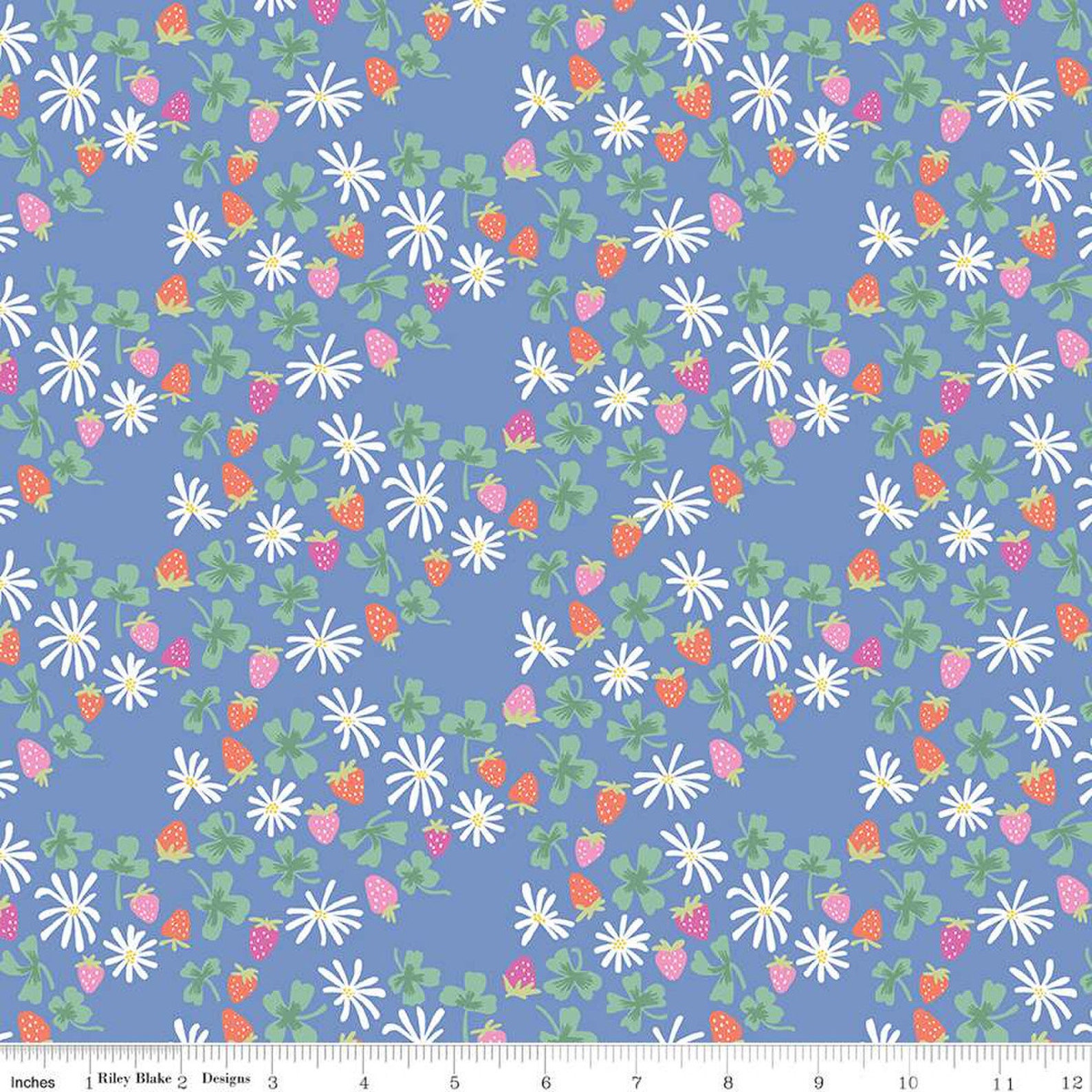CHLOE by Rachel Erickson Citrus & Mint Floral Fabrics Girl Quilting ...