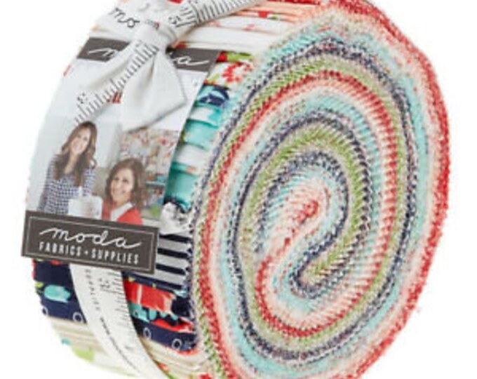 SMITTEN Bonnie and Camille Jelly Roll Moda Fabrics Precut 2.5" Strips ...