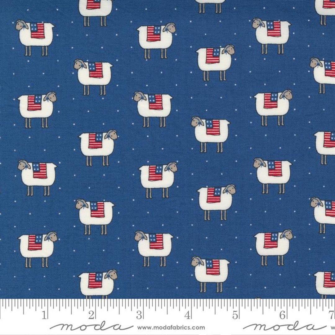 PRARIE DAYS Prairie Friends in Dusk Blue by Anne Sutton of Bunny Hill ...