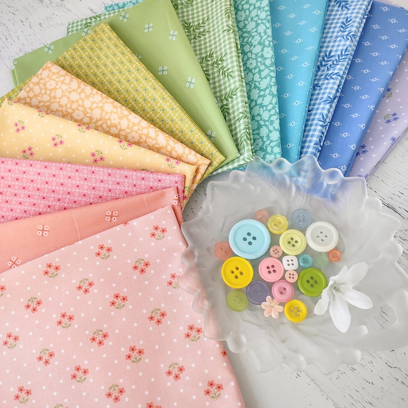 Small Print Fabric - Etsy