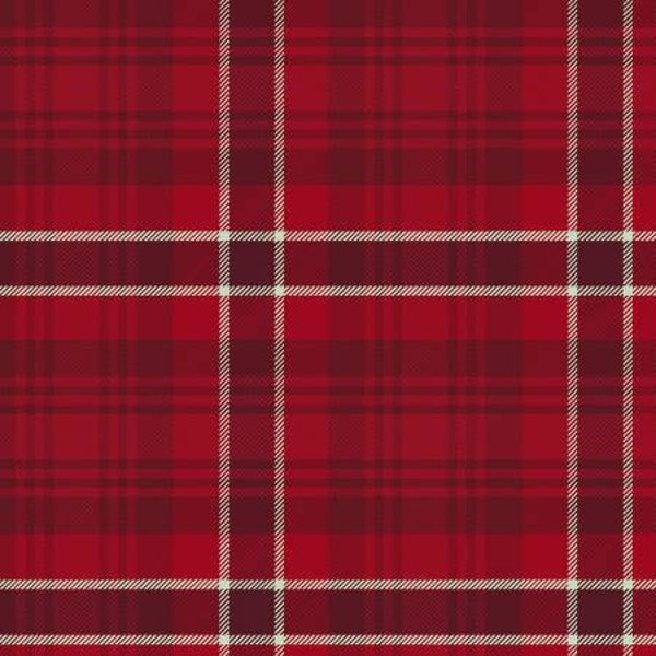 Red Plaid Fabric - Etsy