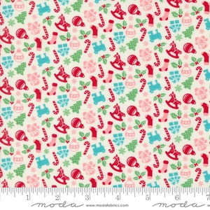 KITTY CHRISTMAS by Urban Chiks Vintage Christmas Fabrics From Moda ...