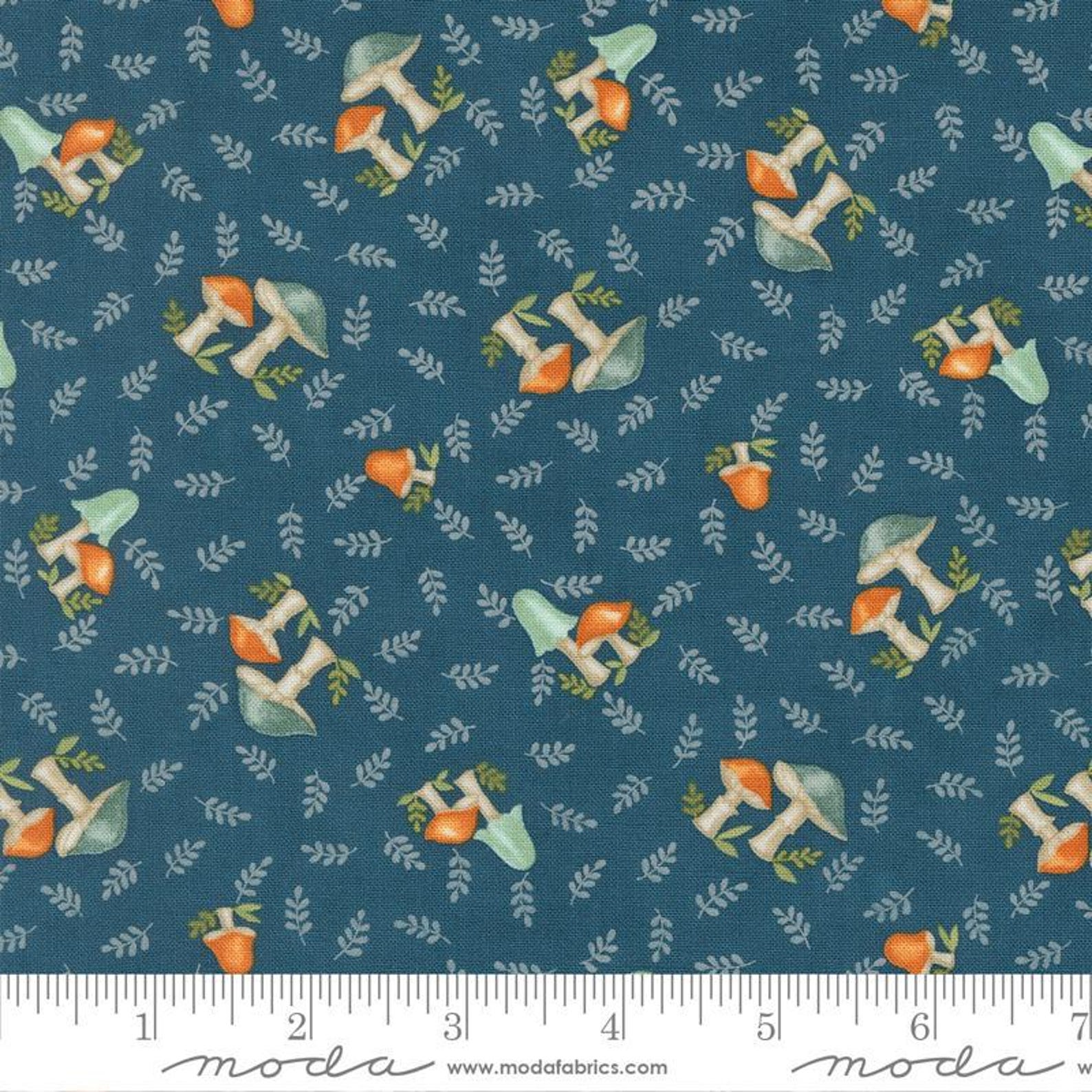 I LOVE FALL Most of All Deb Strain Pumpkin Blue Fall Fabric Moda ...