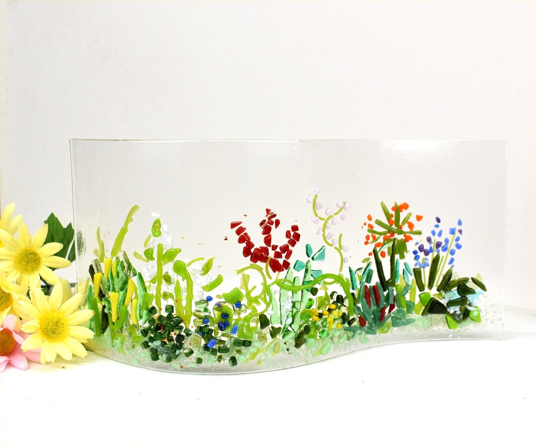 Flower Panel, Flower Scene, Landscape With Flowers, Large - Etsy
