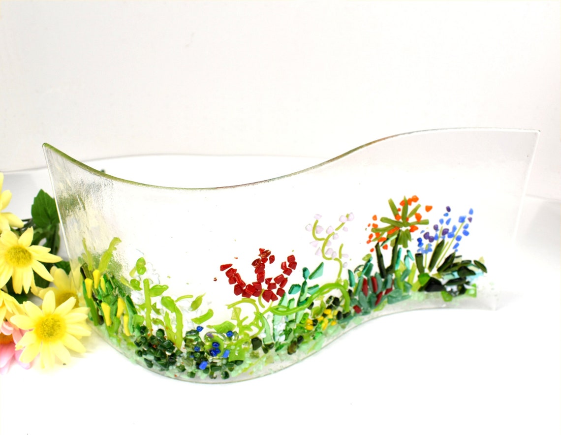 Flower Panel, Flower Scene, Landscape With Flowers, Large - Etsy