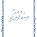 Editable Italian Ripple Style Menu Template - Blue Colourway - Double ...