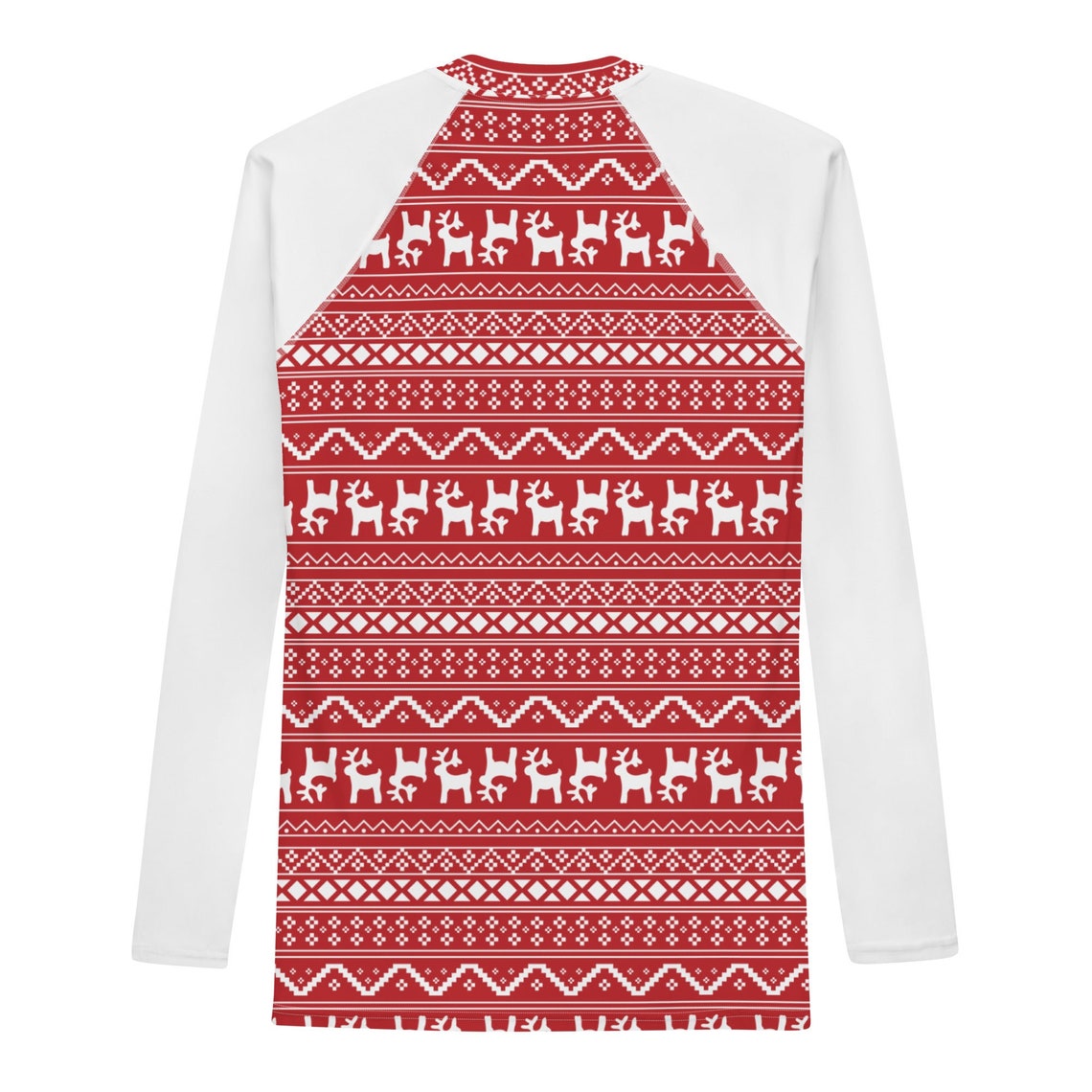Christmas Men's Rash Guard Red, Rash Guard Shirt, Men, Swimming ...