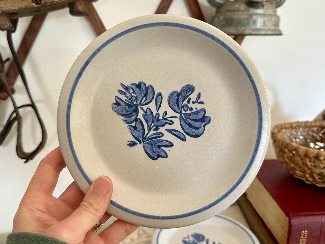 Set of 4 Vintage Pfaltzgraff Stoneware Dessert/saucer Plates in ...
