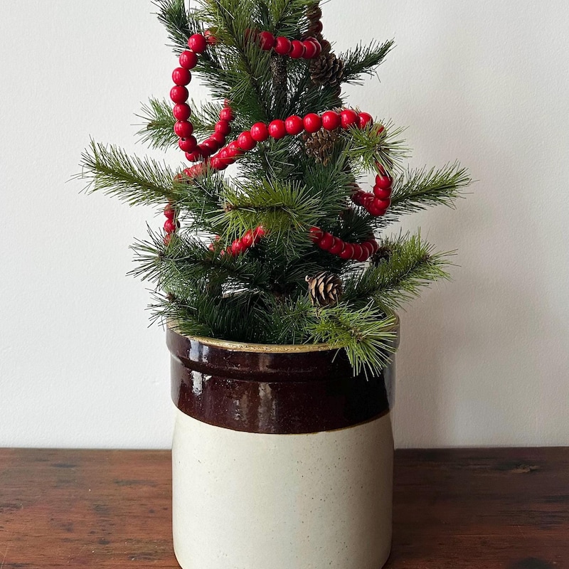 Small Brown Crock Antique - Etsy