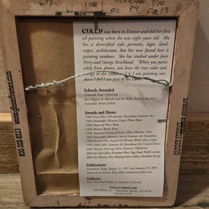 Original Art by Cully Kistler Framed - Etsy