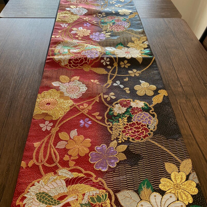 Asian Table Runner - Etsy