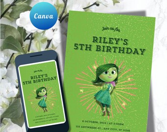 Inside Out Invitation Free Birthday Party Inside Out Birthday ...