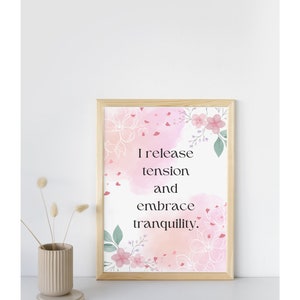 30 Affirmation Posters Pink Design - Etsy