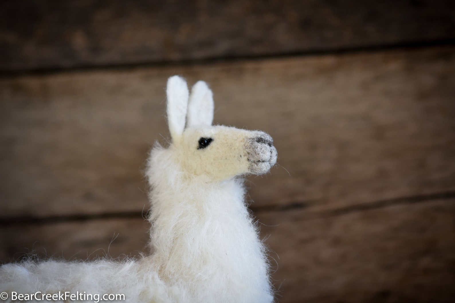 Llama Sculpture Needle Felted Llama Needle Felted Animal - Etsy