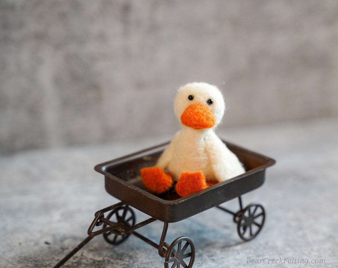 Duck Needle Felting Kit: Beginner DIY Craft Project - Etsy