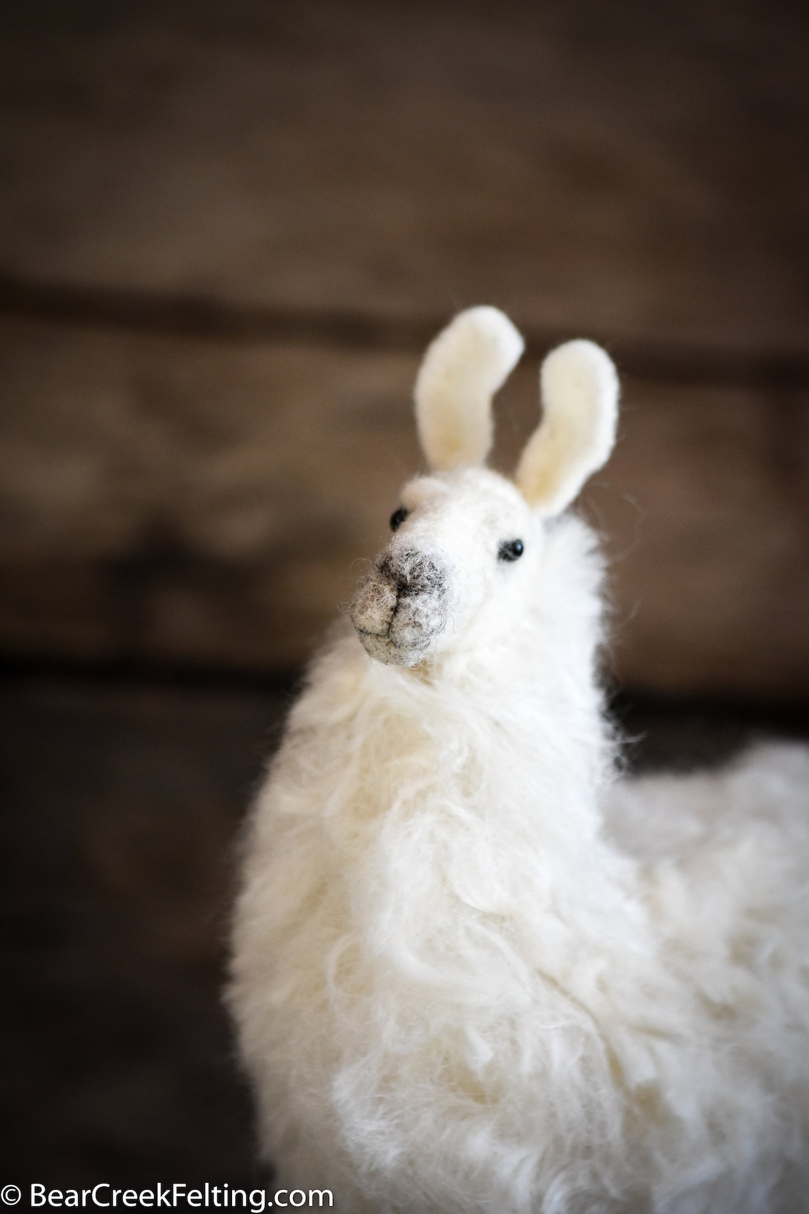 Llama Sculpture Needle Felted Llama Needle Felted Animal - Etsy