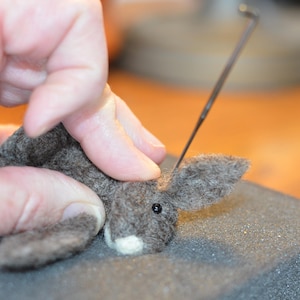 Rabbit Felting Kit Needle Felting Kit DIY Kit Craft Kit Felting ...