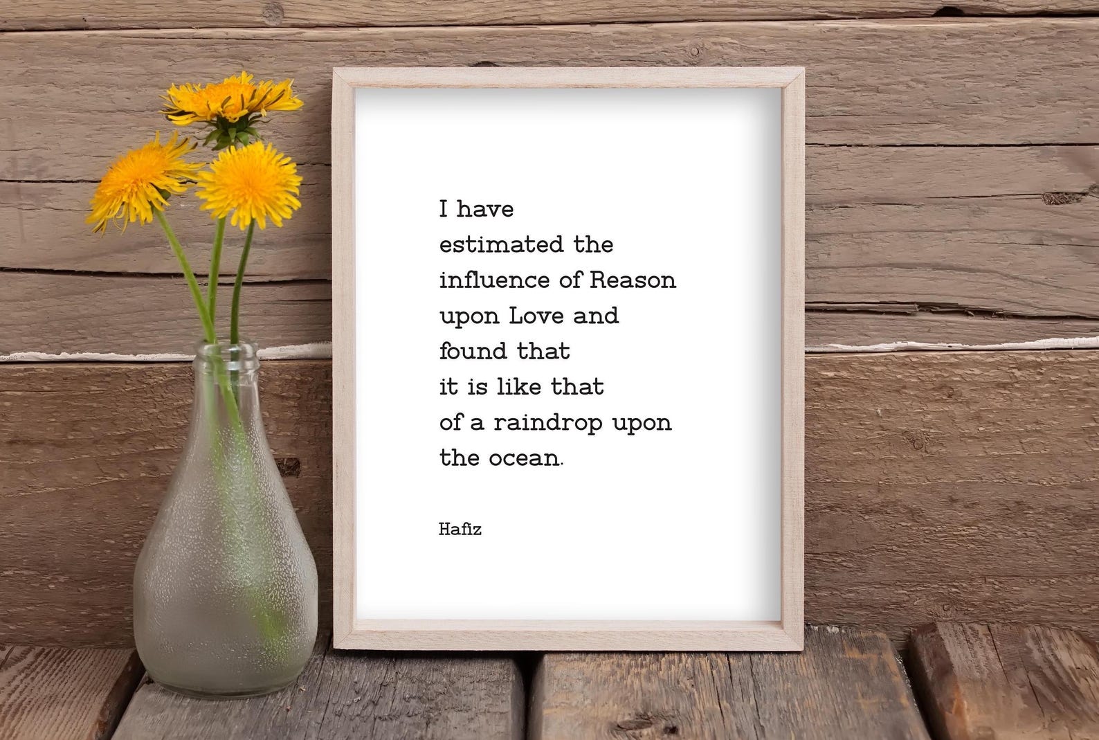 Hafiz Sufi Poet Art. Hafez Poem Verse Instant Download. Inspirational ...