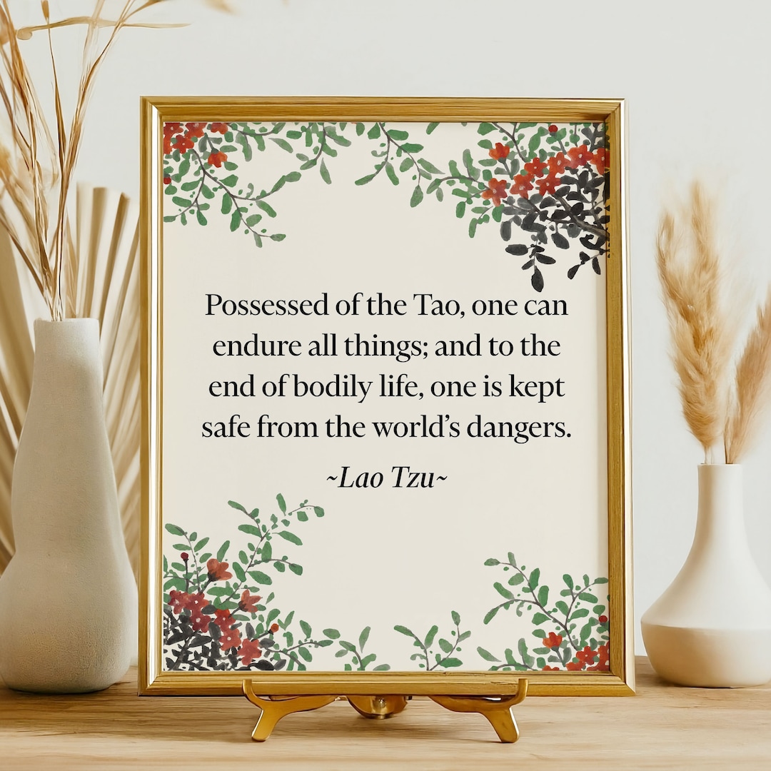 Lao Tzu Digital Art. Lao Tzu Inspirational Poster. Taoism Inspirational ...