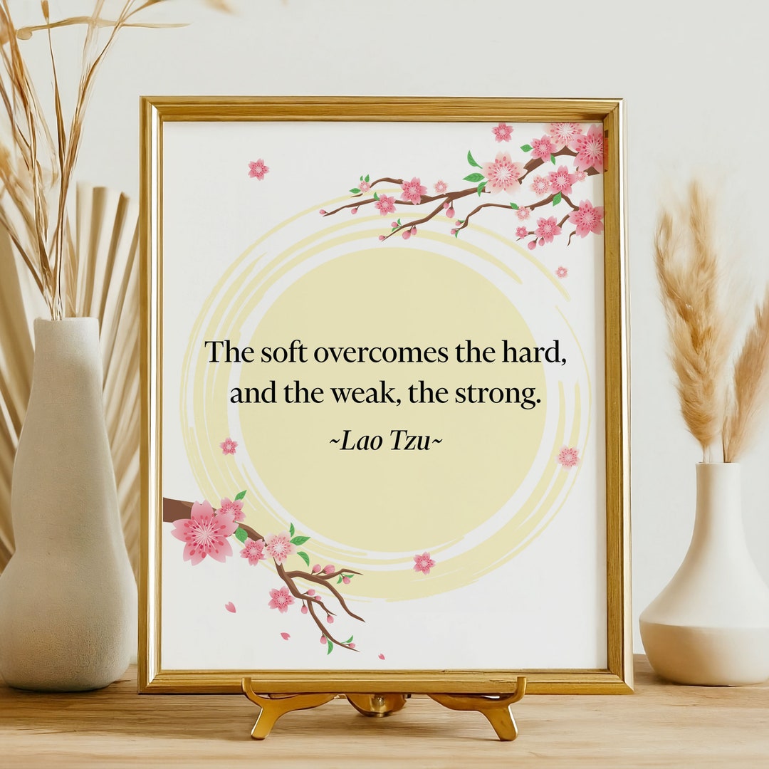Lao Tzu Taoist Quote Digital Art. Verse From Tao Te Ching. Lao Tzu ...