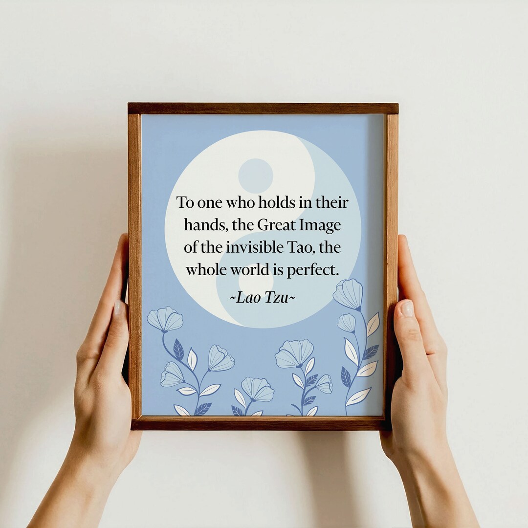 Lao Tzu Digital Art. Tao Te Ching Inspirational Poster. Lao Tzu ...