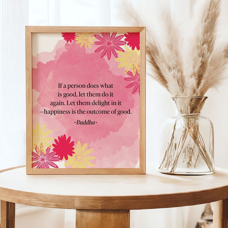 Buddha Quote Digital Art. Instant Download Buddha Saying. Printable ...