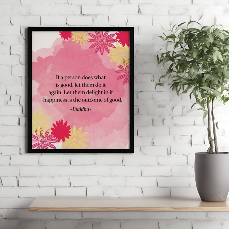 Buddha Quote Digital Art. Instant Download Buddha Saying. Printable ...