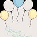 Birthday Card, Printable Card, the Front of a Birthday Card With a ...
