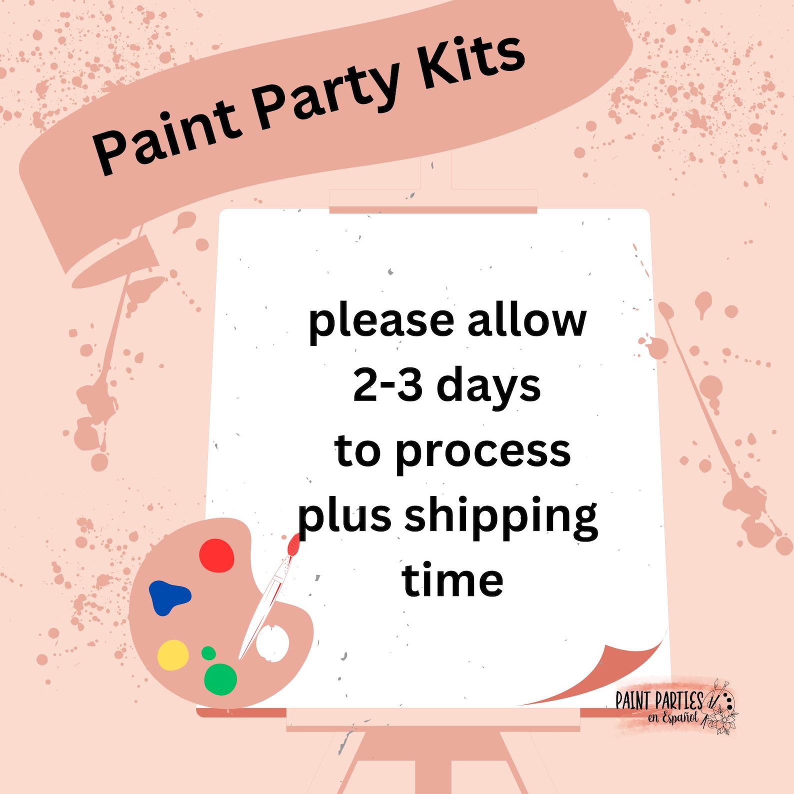 DIY Balloon Paint Party Kit: Pre-drawn Canvas, Acrylics & Brushes - Etsy