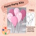 DIY Balloon Paint Party Kit: Pre-drawn Canvas, Acrylics & Brushes - Etsy