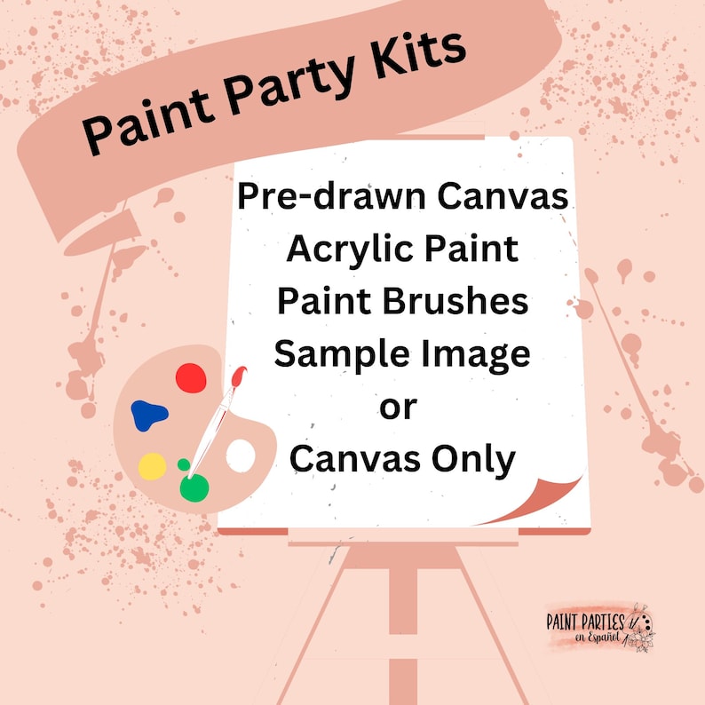 Christian Faith Painting DIY Paint Kit With Pre-drawn Canvas Praise and ...