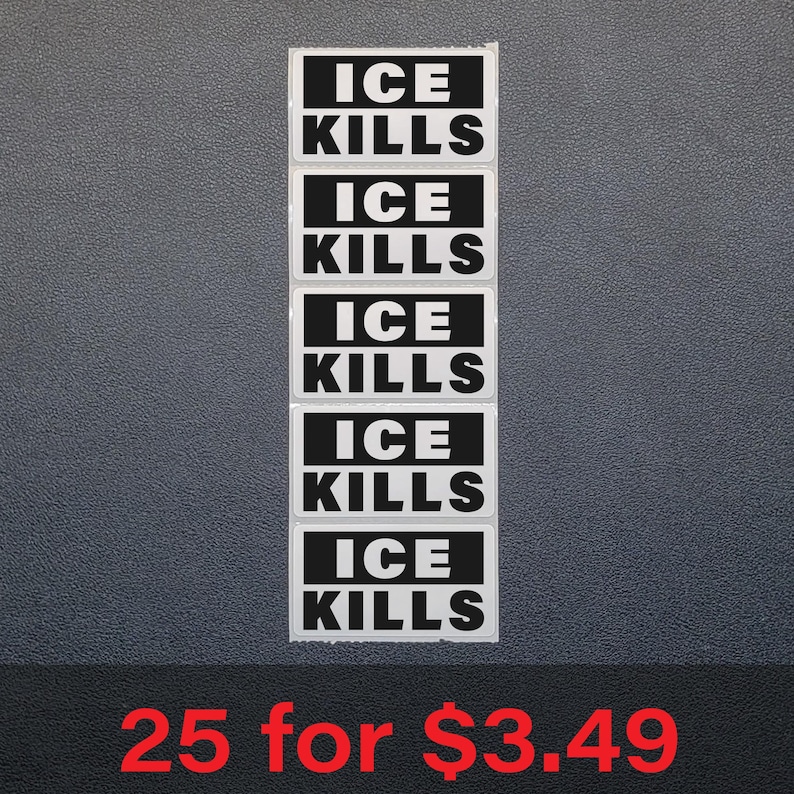 ICE K!LLS - Bulk Stickers 25-250 Pack - Etsy