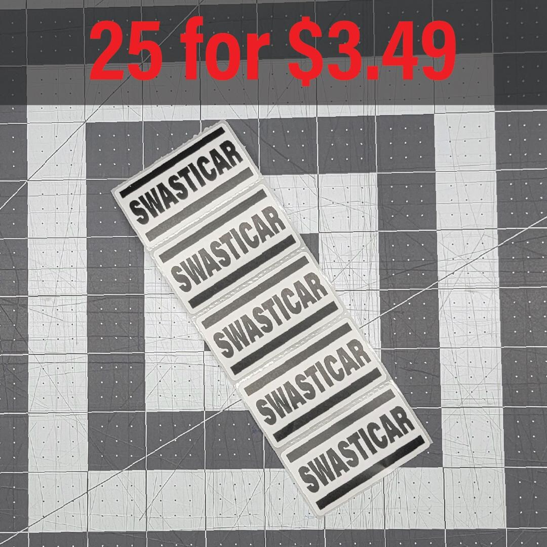 SWASTICAR - Bulk Stickers 25-250 Pack - Etsy