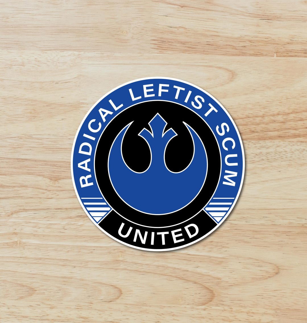 Radical Leftist Scum - Sticker - Etsy