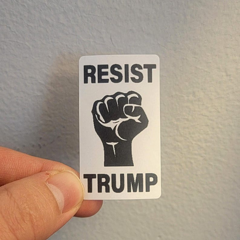 RESIST TRUMP - Bulk Stickers 25-250 Pack - Etsy